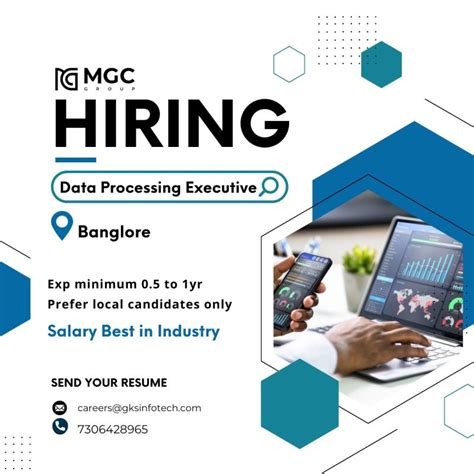 Dataprocessing Dataentry Hiring Jobsinbangalore Fresherjobs