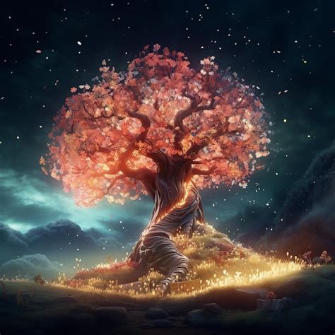 Premium Ai Image The Tree Animation