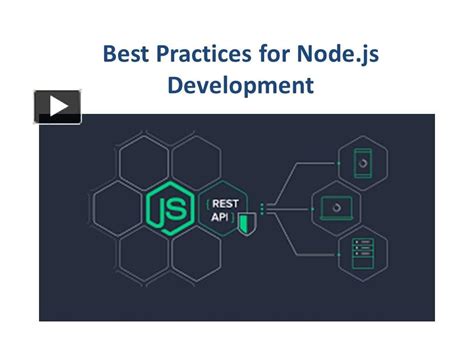 Ppt Best Practices For Nodejs Development Powerpoint Presentation