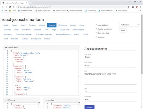 Support Advanced Forms From Json Schema Issue Holoviz Panel GitHub