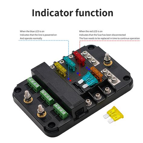 DC Fuse Block With ACC Relay Switching SolarHUB