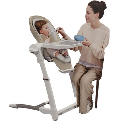 صندلی غذا تابشو کیدیلو ۳ در ۱ رنگ کرم صندلی غذا بوستر تاب برقی