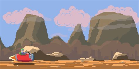 Pixilart Parallax Desert By Stofflerpxl