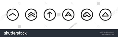 Swipe Icon Scroll Arrow Drag Upwards Stock Vector Royalty Free Shutterstock