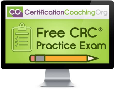 Free CRC Online Practice Exam