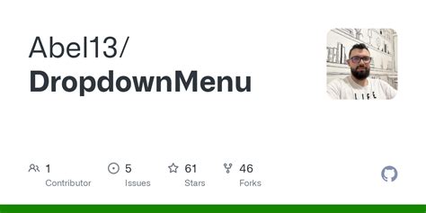 GitHub Abel DropdownMenu