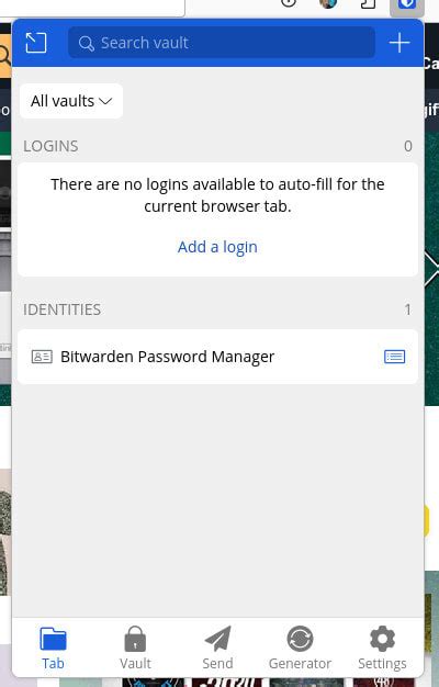 How To Create A New Vault Item From The Bitwarden Browser Extension Bitwarden Blog