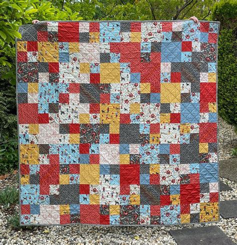building blocks quilt pdf pattern etsy