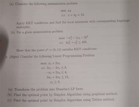 solved a ﻿consider the following minimization problemminxy