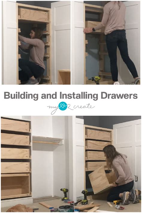 Building And Installing Drawers My Love Create