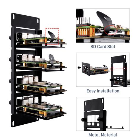 DeskPi Rackmate U Rack Mount With PCIE NVME Board For Raspberry Pi DeskPi Products Wiki