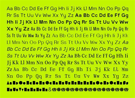 VARIABLE Experimental Variable Font On Behance