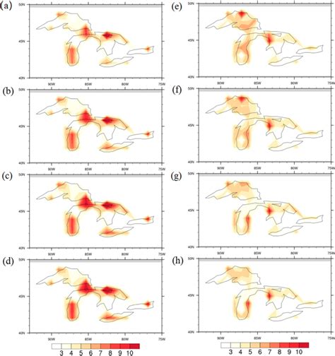 Spatial Distribution Of Rmses °c In Lst During Winter December