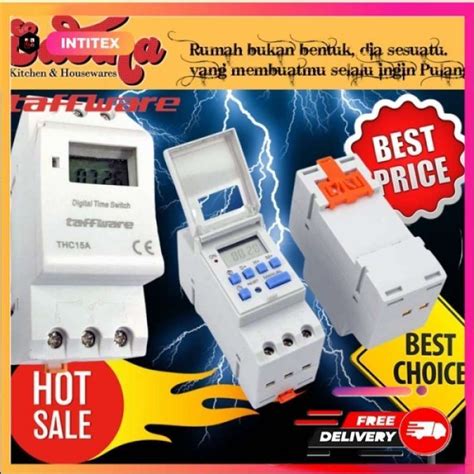 Promo Saklar Listrik Otomatis Timer Programmable Time Switch Relay 16a 220v Lorena Diskon 50