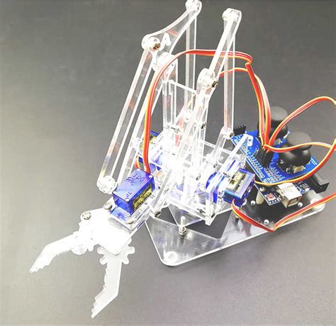 DOF Disassembly Acrylic Mechanical Arm Robot Kit