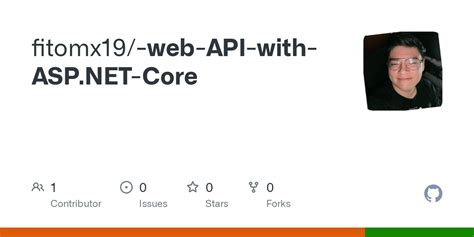 GitHub Fitomx19 Web API With ASP NET Core