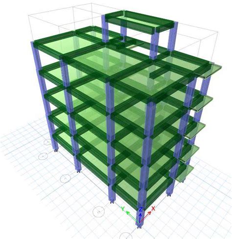 دانلود پروژه ساختمان بتنی 5 طبقه همراه با فایل های نرم افزار و دفترچه و
