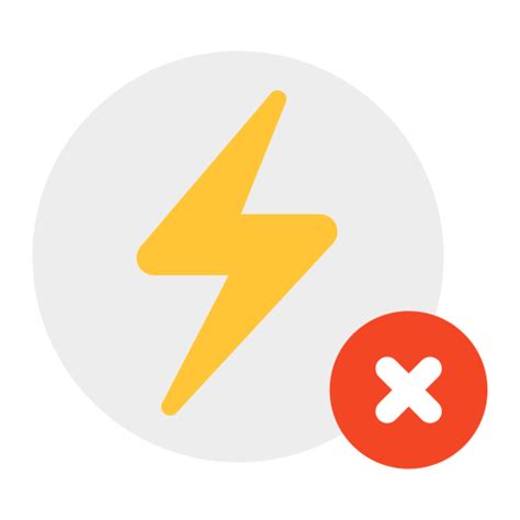 Flash Off Generic Flat Icon