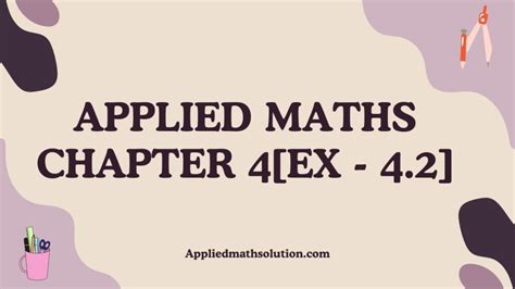 Applied Maths Chapter 4 Ex 42 Ml Aggarwal