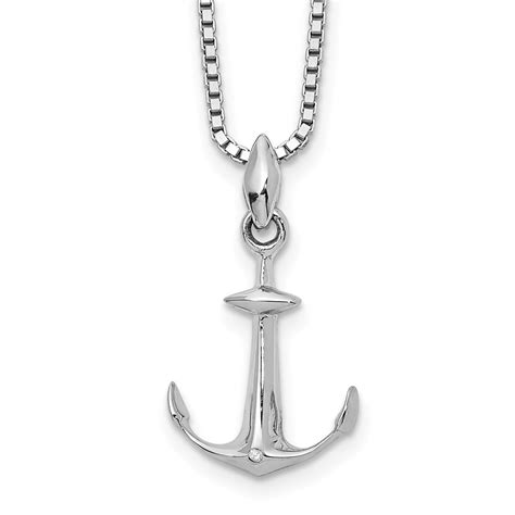 Sterling Silver White Ice Rhodium Plated 18 Inch Diamond Necklace With