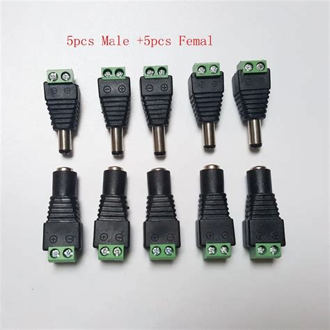 Pcs Pcs Pcs Mm V DC Female Power Connector DC Jack Plug For LED Strip Or Security