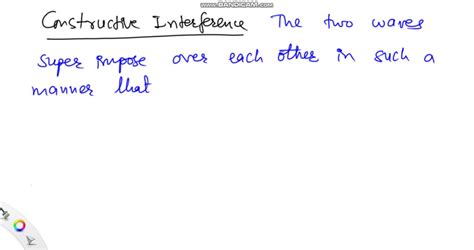 Solved What Is Meant By The Superposition Of Waves What Is The