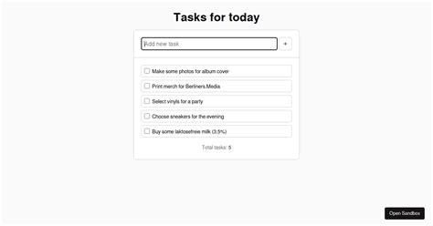 Todo Codesandbox Todo Codesandbox