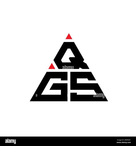Qgs Triangle Letter Logo Design With Triangle Shape Qgs Triangle Logo Design Monogram Qgs
