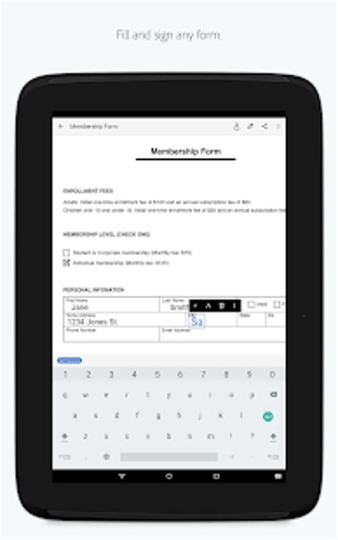 adobe fill sign easy pdf doc form filler apk pour android télécharger