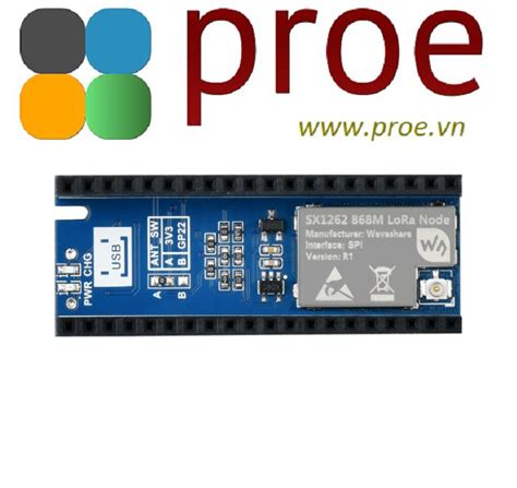 Sx1262 Lora Node Module For Raspberry Pi Pico Lorawan Điện Tử Proe