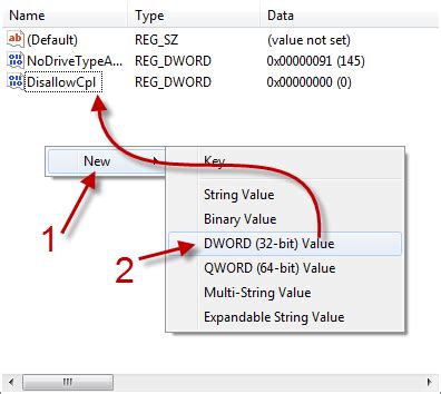 Windows Hide Control Panel Items