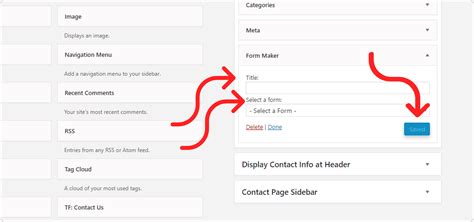 How To Add A Contact Form To Wordpress Sidebar Widget