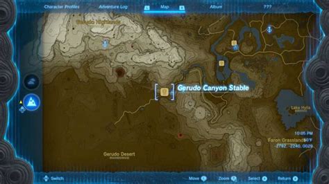 Où Se Trouve Lécurie Gerudo Canyon Dans Tears Of The Kingdom Totk