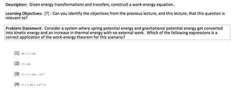 Consider A System OSU Introductory Physics Oregon State University