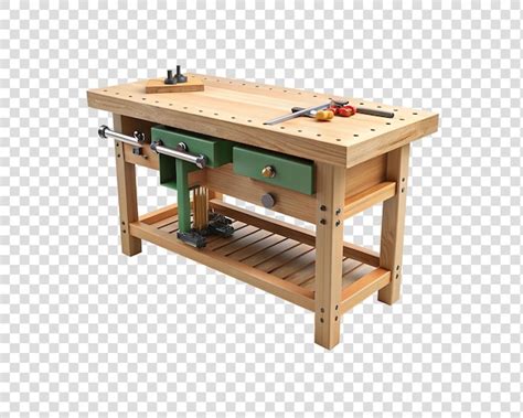 3d workbench sturdy industrial workspace model premium ai generated psd