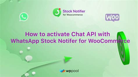 How To Activate Chat Api With Whatsapp Stock Notifier For Woocommerce