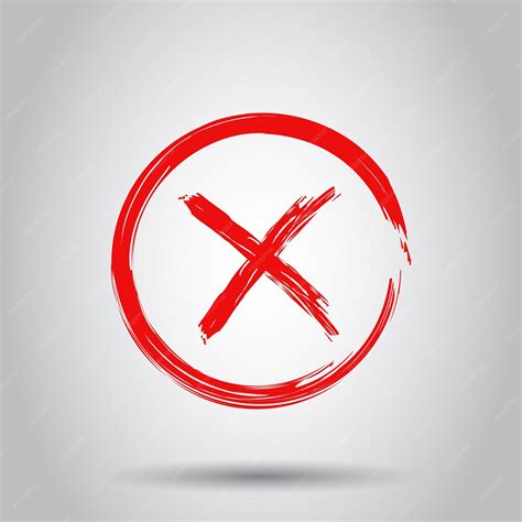 Premium Vector Check Marks Cross No Wrong Icon Business Concept