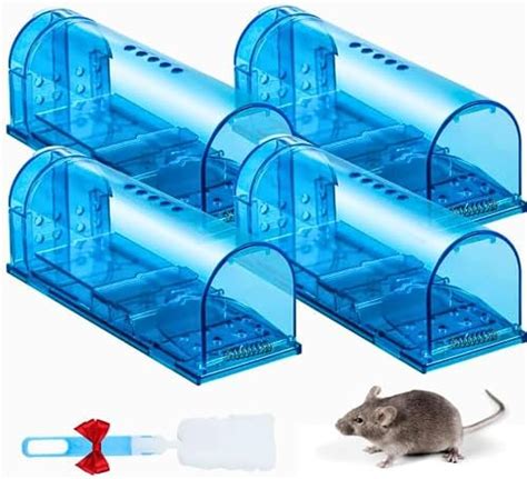 Amazon.com : Humane Mouse Traps Indoor for Home/Outdoor, Live Catch and ...
