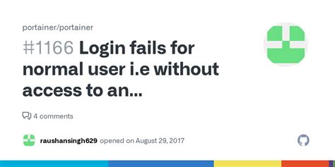 Login Fails For Normal User Ie Without Access To An Adminstrator