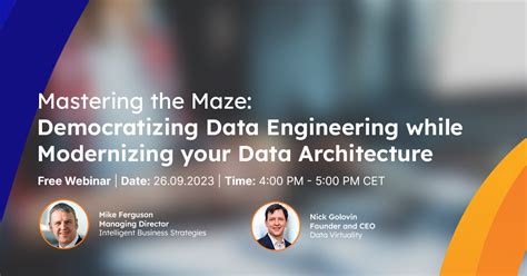 Democratizing Data Engineering While Modernizing Your Data Architecture Webinar September 26