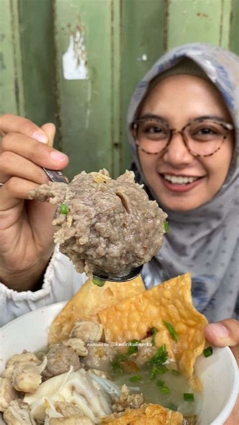 Kediri Kuliner Bakso Pak Kumis Spesialis Bakso Murah Di Tengah Kota