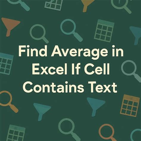 how to find average in excel if cell contains text 4 ways excel insider