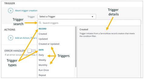 triggering flows servicenow developers