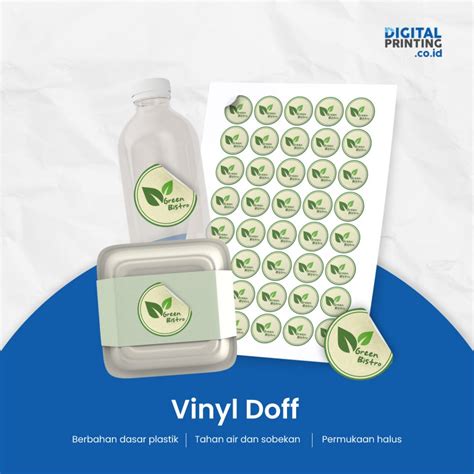 Cetak Label Sticker Kemasan Digital Printing