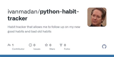 Github Ivanmadanpython Habit Tracker Habit Tracker That Allows Me To Follow Up On My New