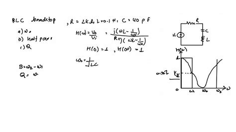 Solved Using A 25 Nf Capacitor In The Bandpass Circuit Shown In Fig 14 22 Design A Filter