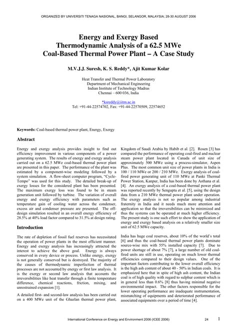 Pdf Energy And Exergy Based Thermodynamic Analysis Of A 625 Mwe Coal Based Thermal Power