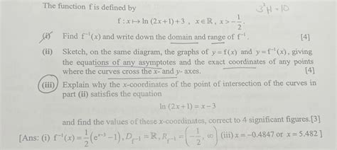 Solved The Function F Is Defined Chegg