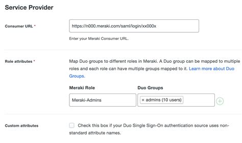 Duo Single Sign On Sso For Meraki Dashboard Duo Security