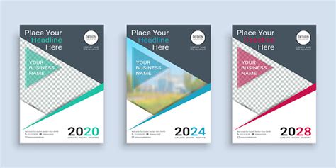 사진 배경을위한 공간 3 가지 색상 방법 포함 연례 보고서 제안서 포트폴리오 브로셔 전단지 전단지 카탈로그 잡지 소책자를위한 공간a4 레이아웃의 포스터 표지 책 디자인